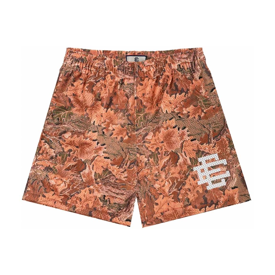 Eric Emanuel EE Basic Short Orange EE/Leafy Camo – LacedUp