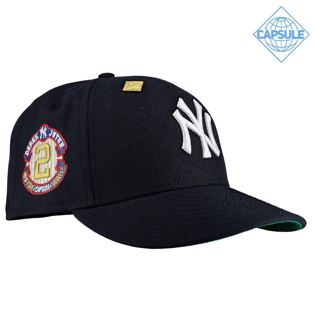 Capsule Hats - New York Yankees "The Captain" Derek Jeter Metallic (Cl ...
