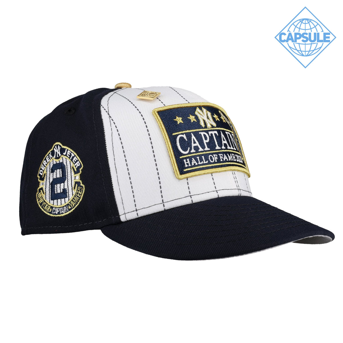 Capsule Hats - New York Yankees "Derek Jeter Hall Of Fame" Metallic 59 ...