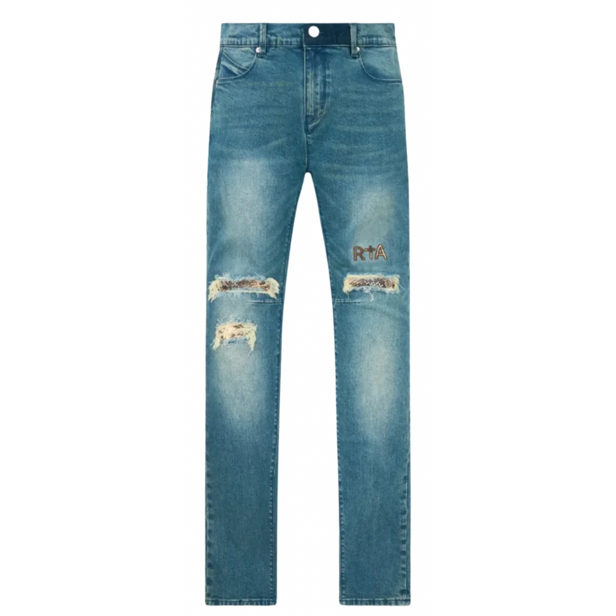 RTA Bryant Jean (Blue Distressed Snake) – LacedUp