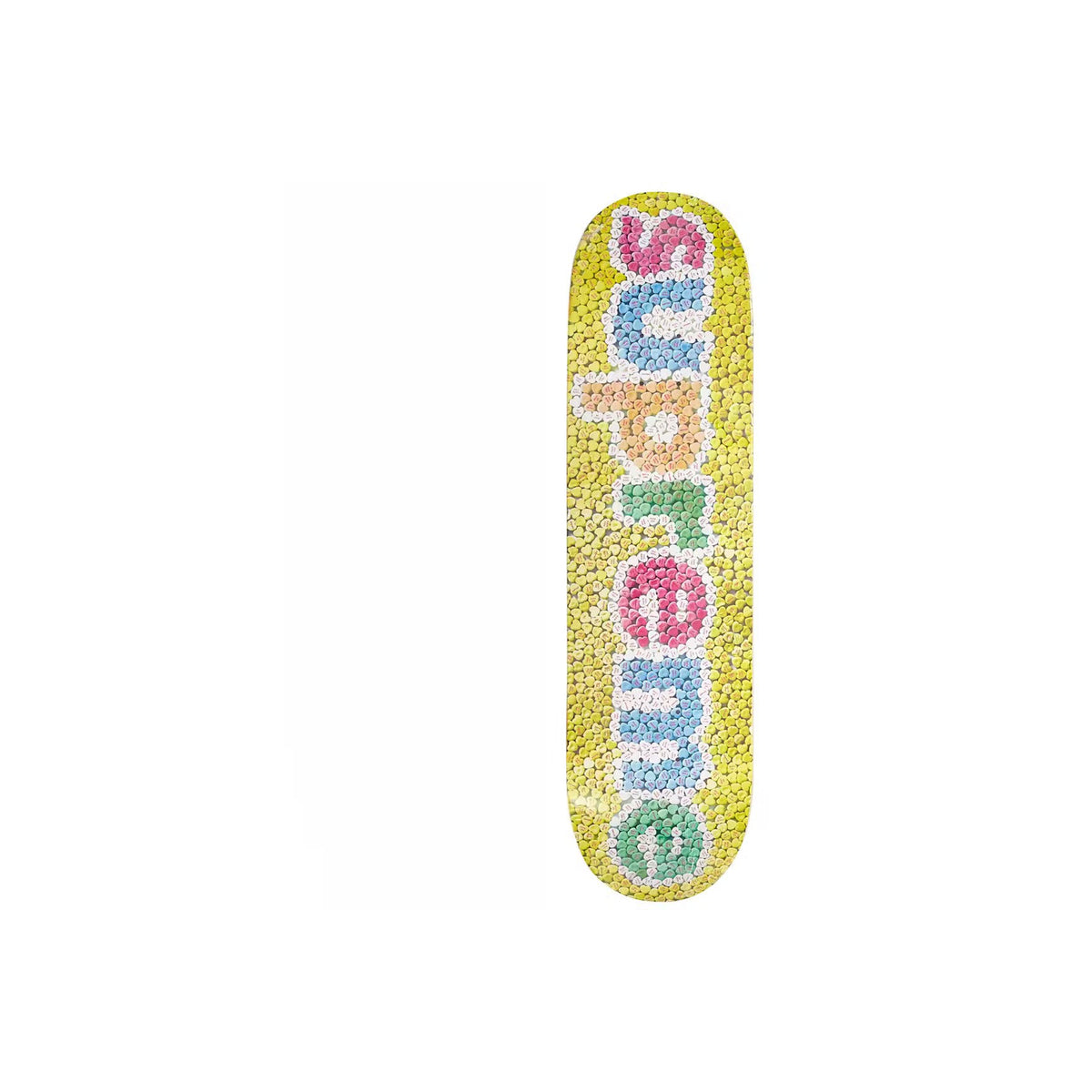 Supreme Candy Hearts Skateboard Deck Yellow – LacedUp