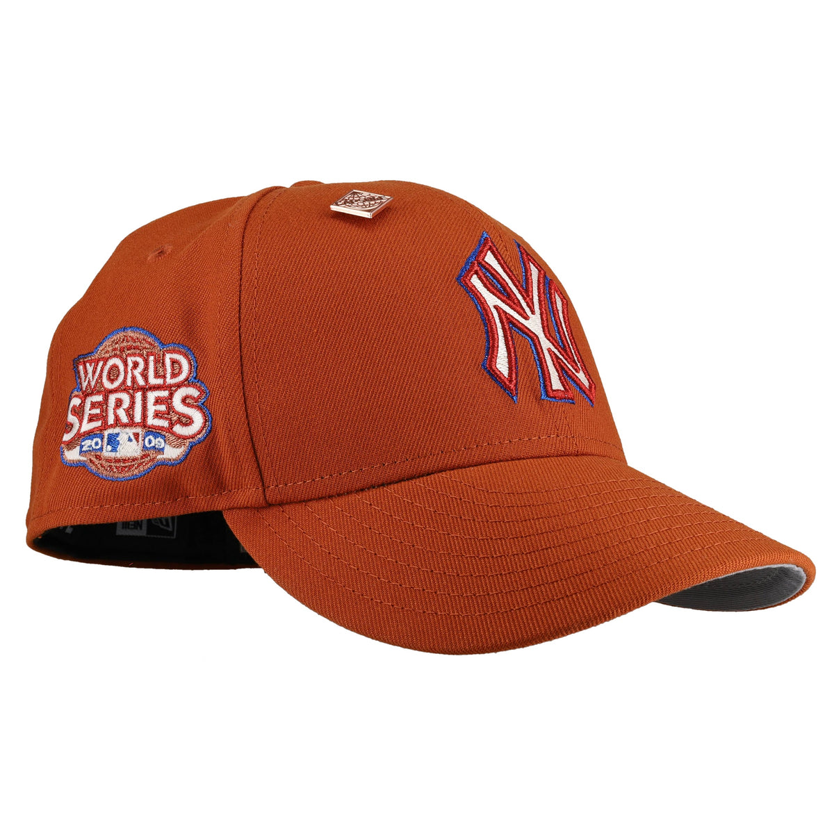 New York Yankees 2008 World Series Burnt Orange Metallic 59Fifty Fitte ...