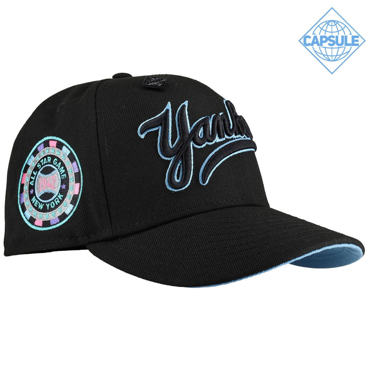 Capsule Hats - New York Yankees Script 1942 ASG Icey 59Fifty Fitted Ha ...